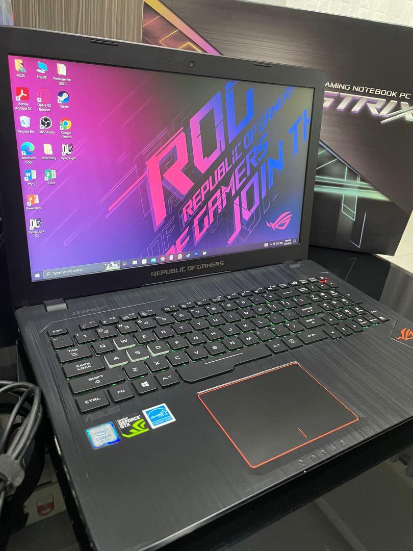 Asus Rog STRiX Gen 7th 2018 GTX 1050 Republic of Game Laptop Core i5 ...
