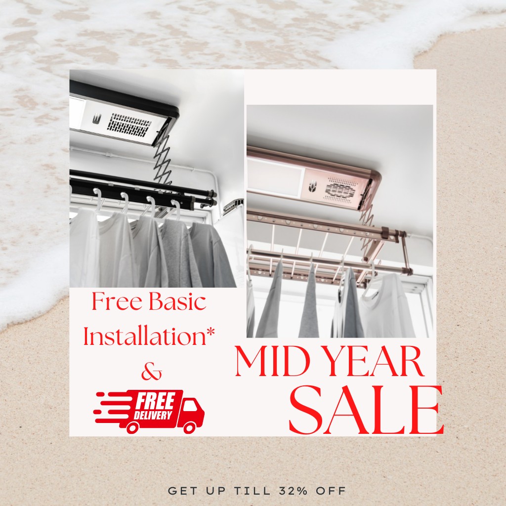 Automatic Laundry Rack(Premium Model), Furniture & Home Living, Home ...