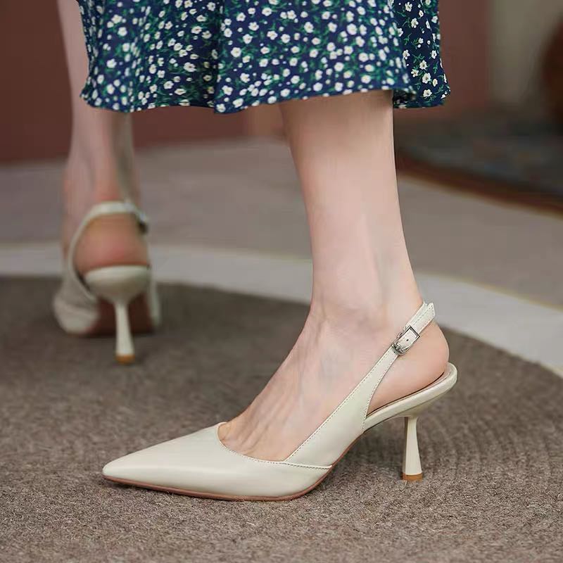 Beige Heels, Women's Fashion, Footwear, Heels on Carousell