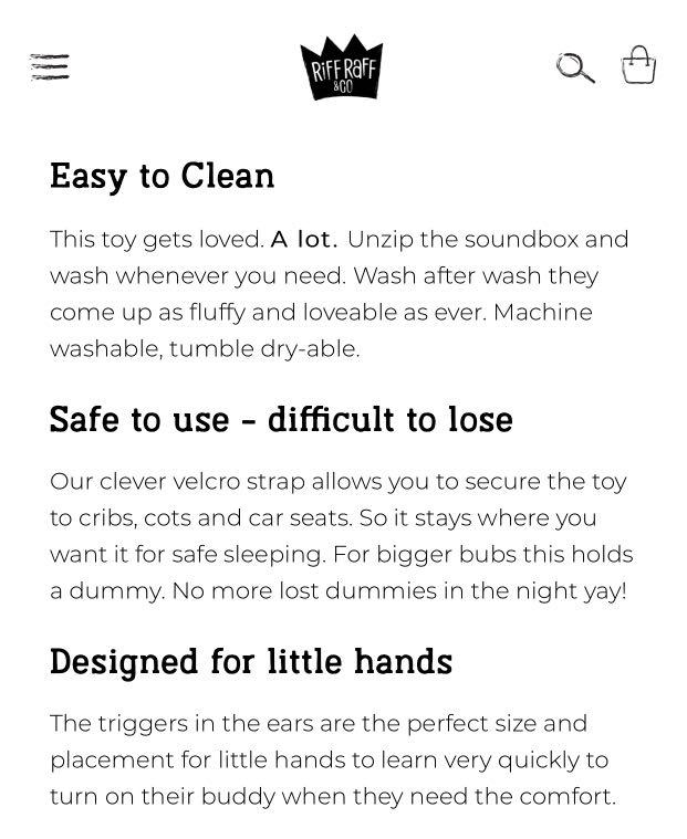 BNIB Riff Raff sleep toy direct from Australia, Babies & Kids, Infant ...