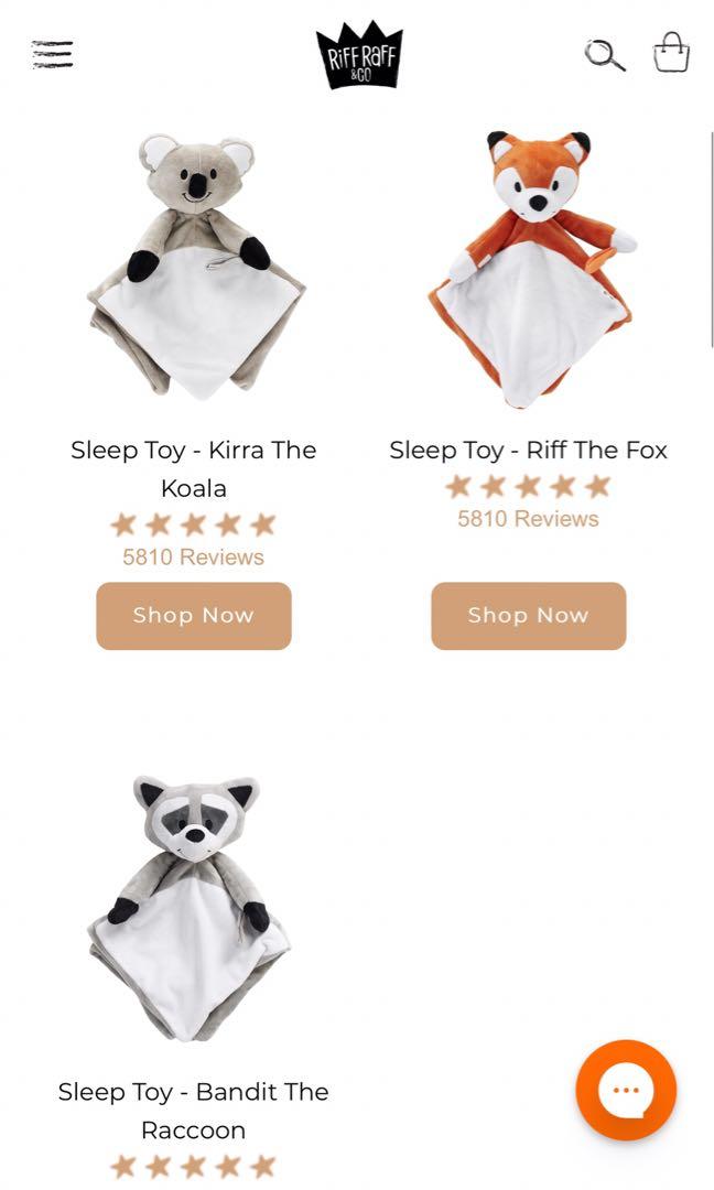 BNIB Riff Raff sleep toy direct from Australia, Babies & Kids, Infant ...