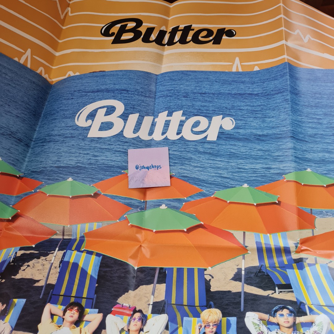 BTS Butter Poster Set, Hobbies & Toys, Memorabilia & Collectibles, K ...