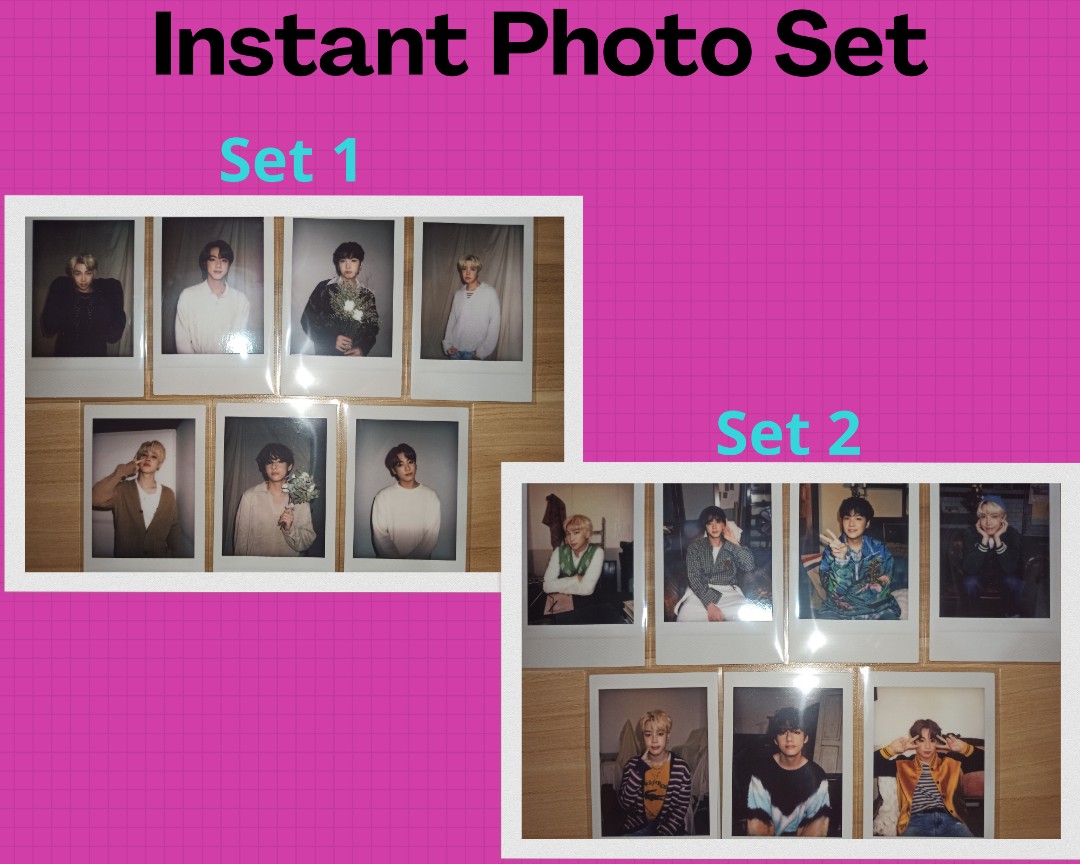 BTS Deco Kit Instant Photo Set Tingi, Hobbies & Toys, Memorabilia ...