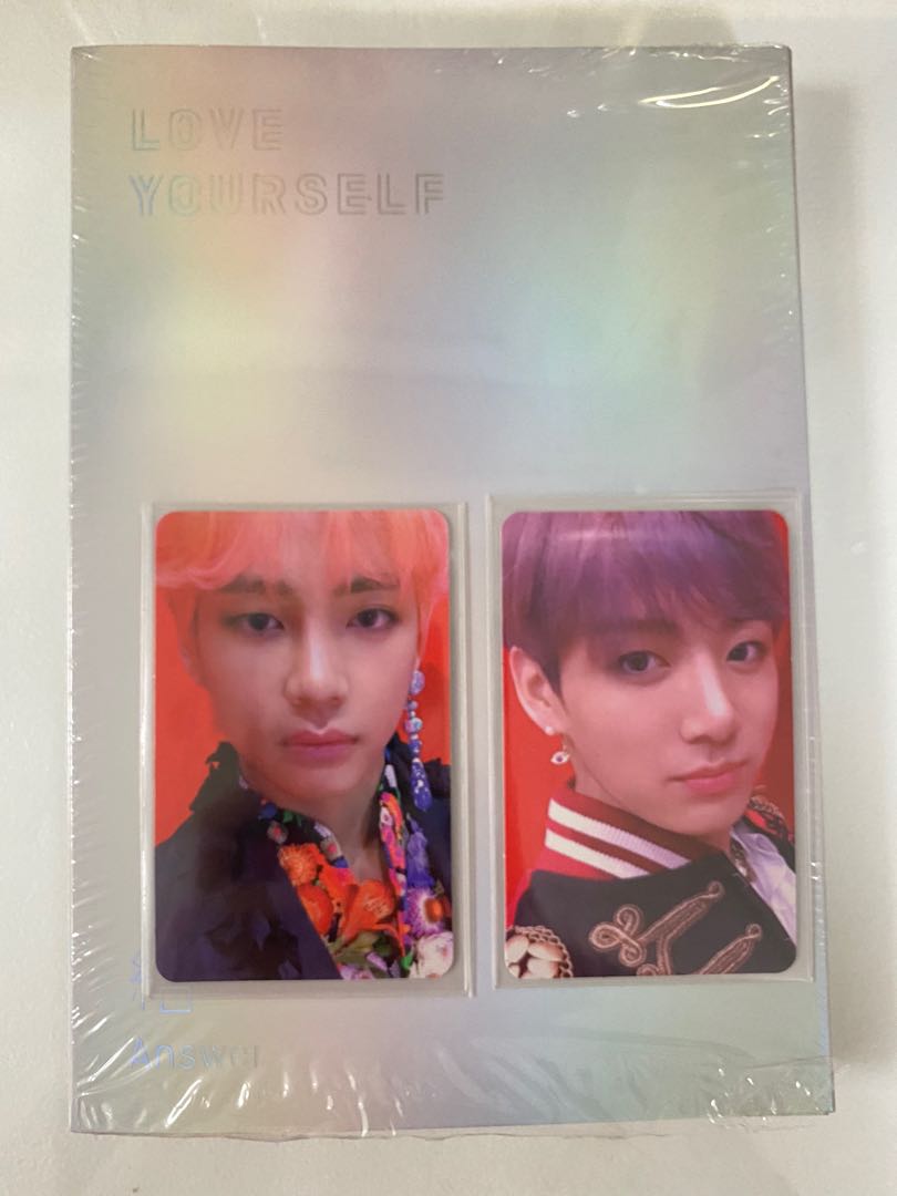 BTS Ly Love Yourself Answer ver. S Album w/ Jungkook Taehyung pc ...