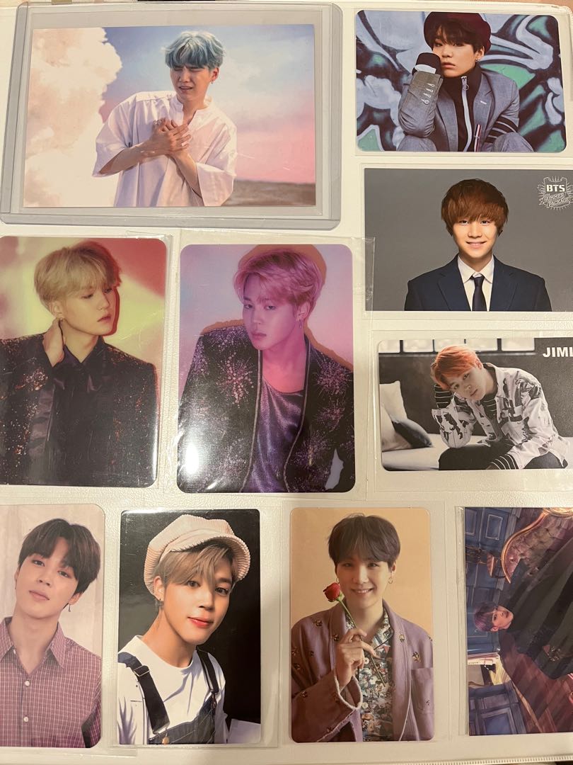 bts rare photocards clearance yoongi suga jimin, Hobbies & Toys ...
