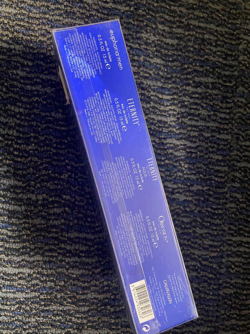 CALVIN KLEIN MINI PERFUME SET for men (15ml each), Beauty & Personal ...