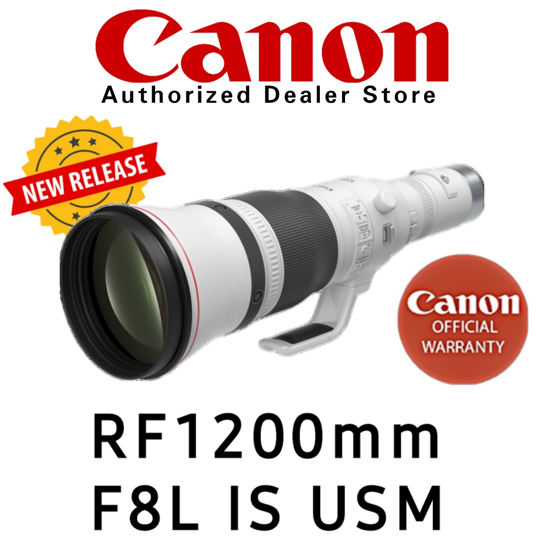 CANON RF 1200MM F8L IS USM LENS LENSES RF1200MM, Photography, Lens ...