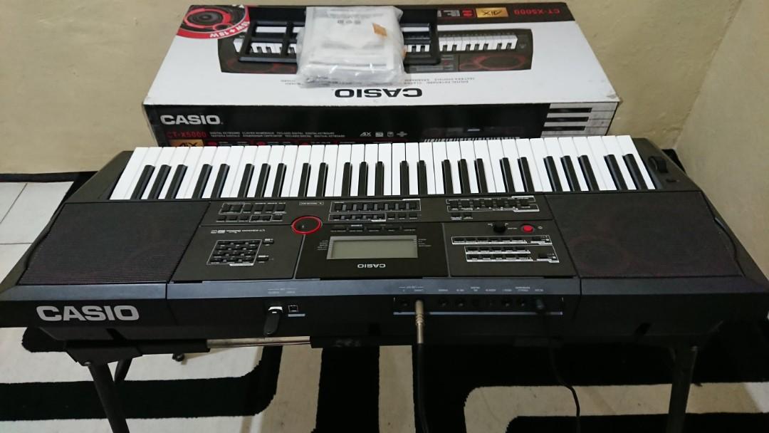 Casio ctx 5000 flashdisk dusbuku, Musik & Media, Alat di Carousell