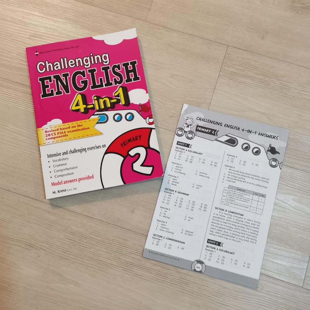 Challenging English 4in1 primary 2, Hobbies & Toys, Books & Magazines ...