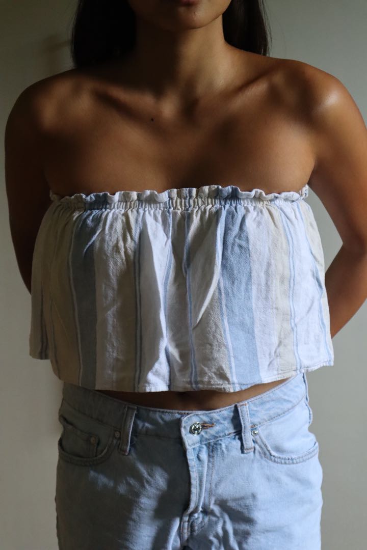 Cotton tube top, Women's Fashion, Tops, Blouses on Carousell