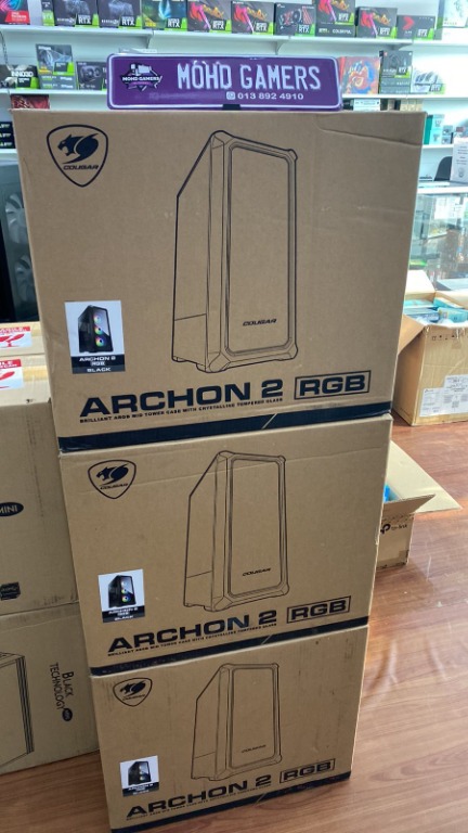 Cougar Archon 2 RGB ATX Casing with 3 ARGB Fan, Computers & Tech, Parts & Accessories, Computer ...