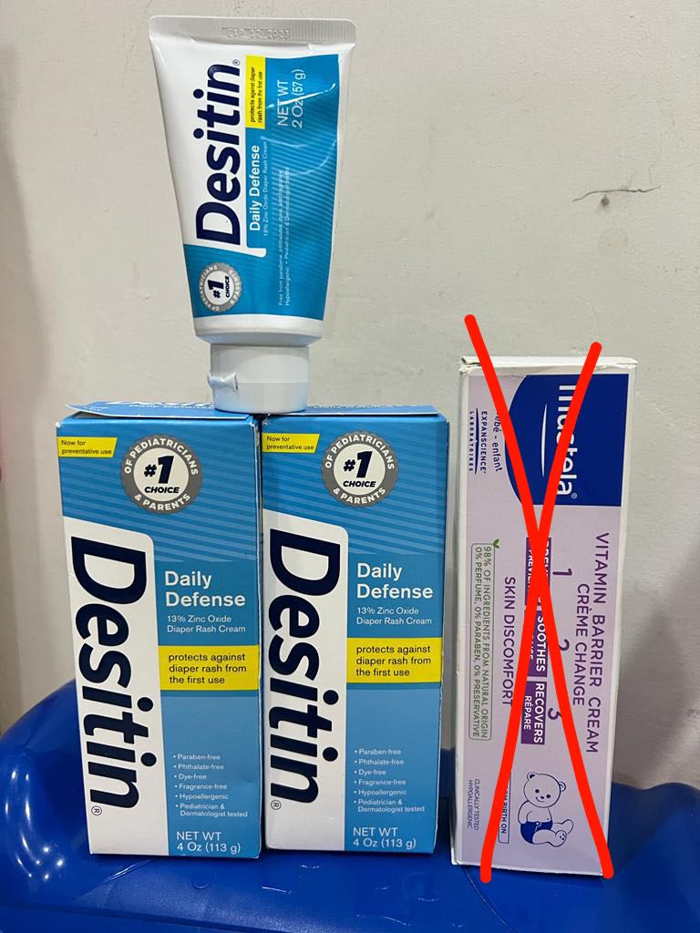 Desitin Diaper Rash Cream 4OZ , Babies & Kids, Bathing & Changing ...