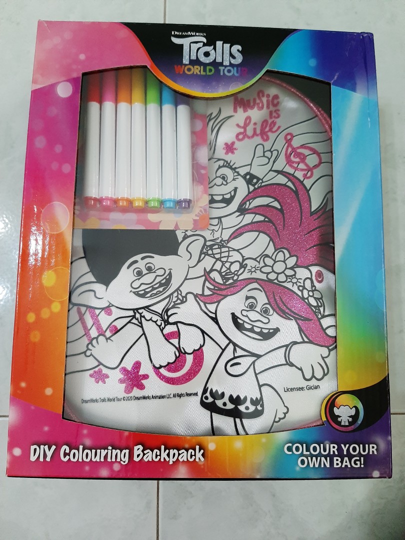 DIY colouring Backpack, Babies & Kids, Going Out, Other Babies Going ...