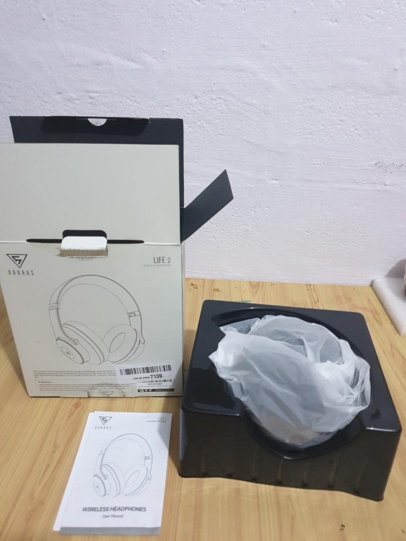 DOQAUS life 2 Over-Ear Bluetooth Headphones with 3 EQ Modes, 30 Hours ...