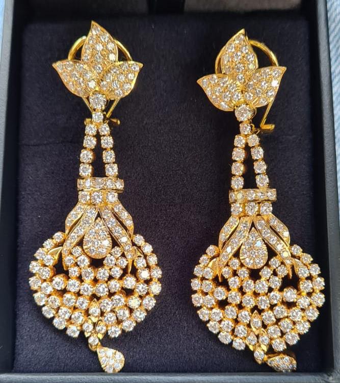 Earing 18K Gold, Women's Fashion, Jewelry & Organisers, Earrings on ...