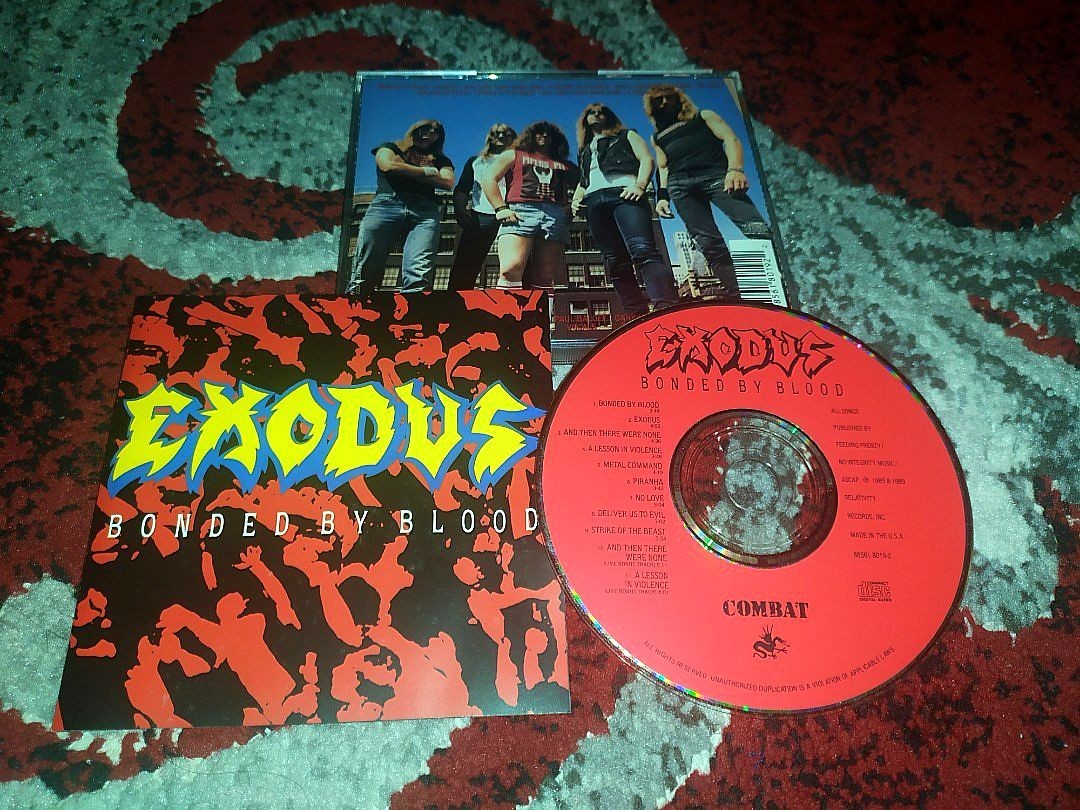 Exodus Bonded By Blood cd, Hobbies & Toys, Music & Media, CDs & DVDs on ...