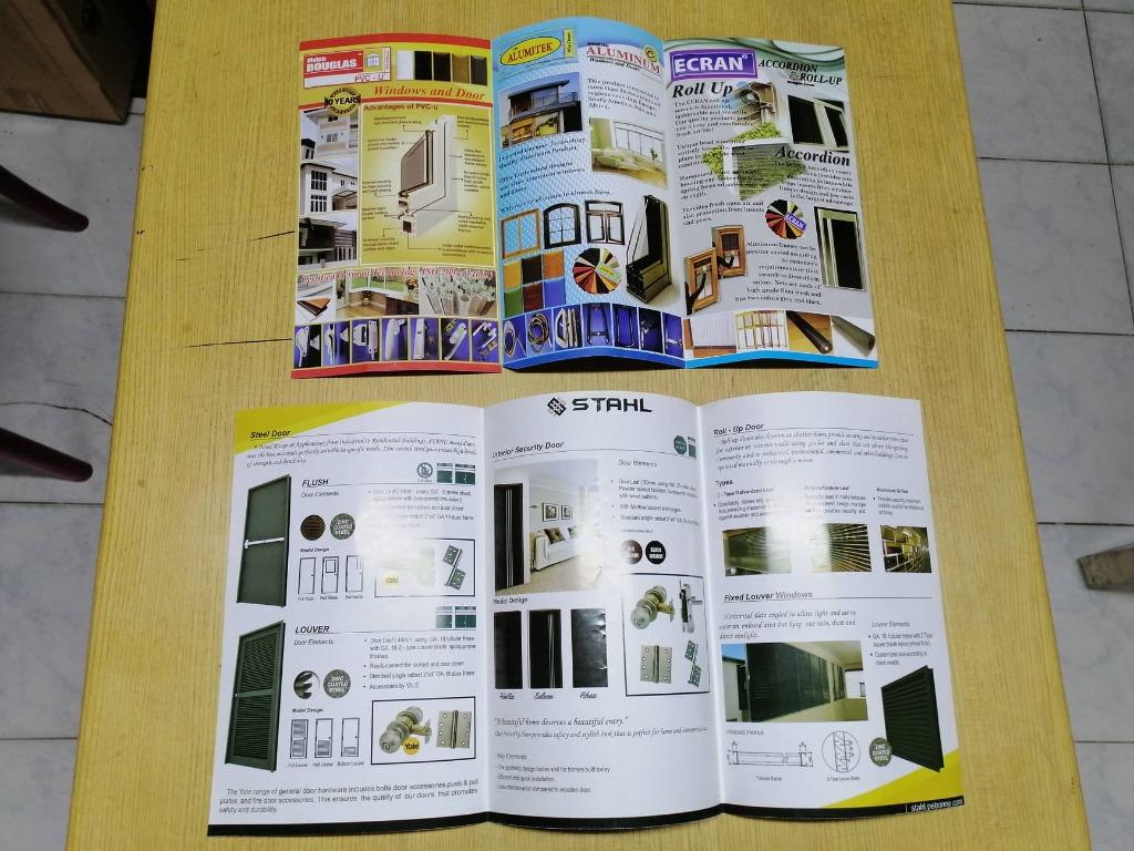 Flyer Poster Sticker Brochure Box Letterhead Folder Calling Card Forms ...
