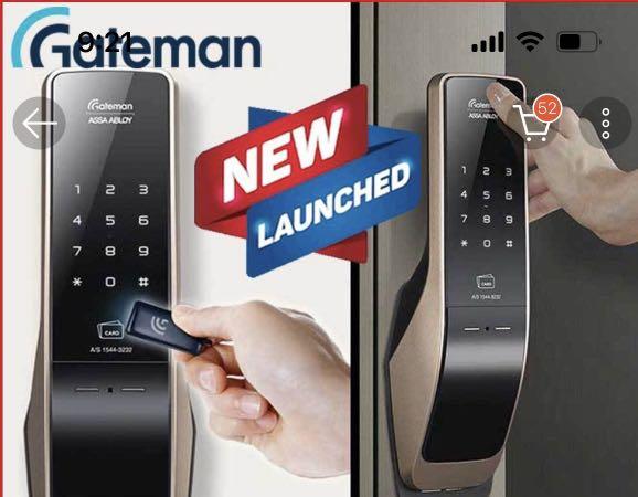 Gateman digital door lock for sale, Furniture & Home Living, Security ...
