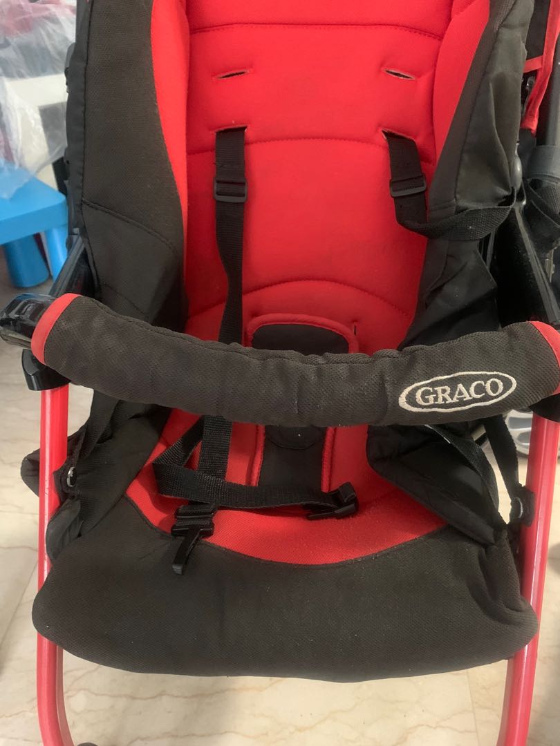 Graco red stroller light weight, Babies & Kids, Going Out, Strollers on ...