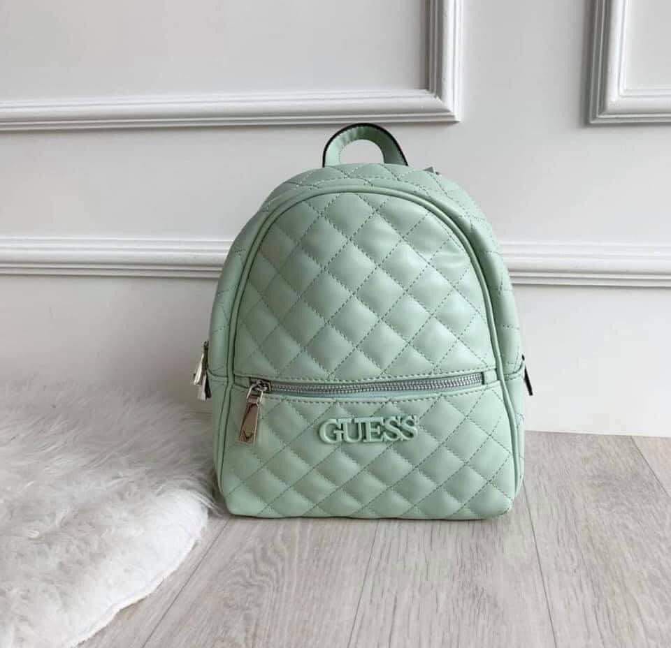 Guess quilted backpack, Women's Fashion, Bags & Wallets, Backpacks on ...
