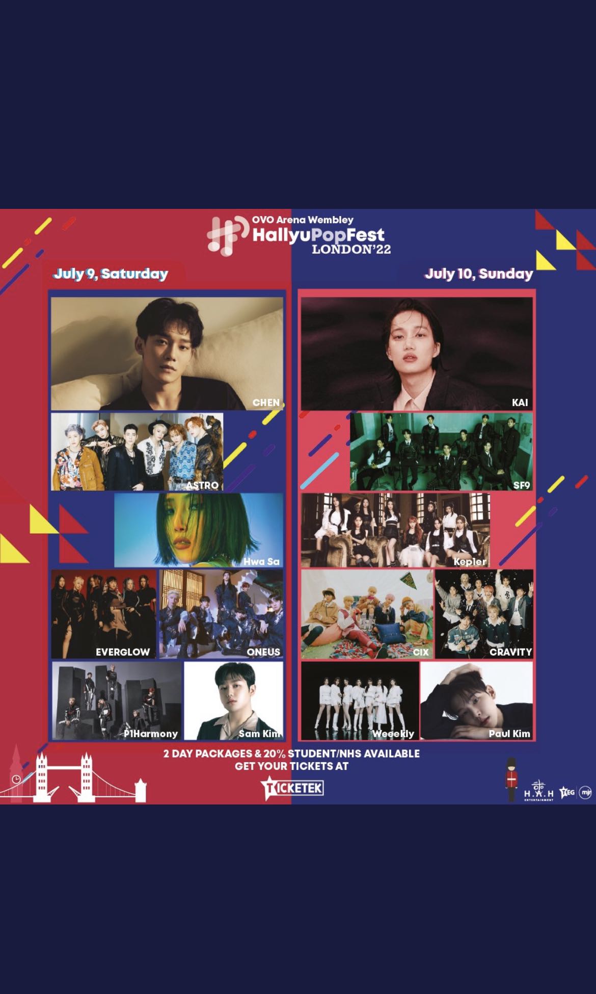 Hally Pop fest hpflondon 2022 VIP STANDING, 門票＆禮券, 活動門票 - Carousell