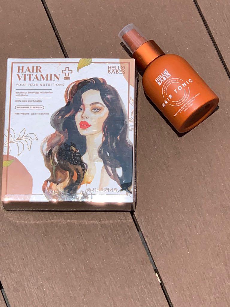 Hello babes Hair Tonic, Beauty & Personal Care, Hair on Carousell