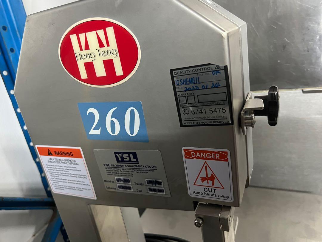 Hong Teng Meat Band Saw Machine, TV & Home Appliances, Kitchen ...