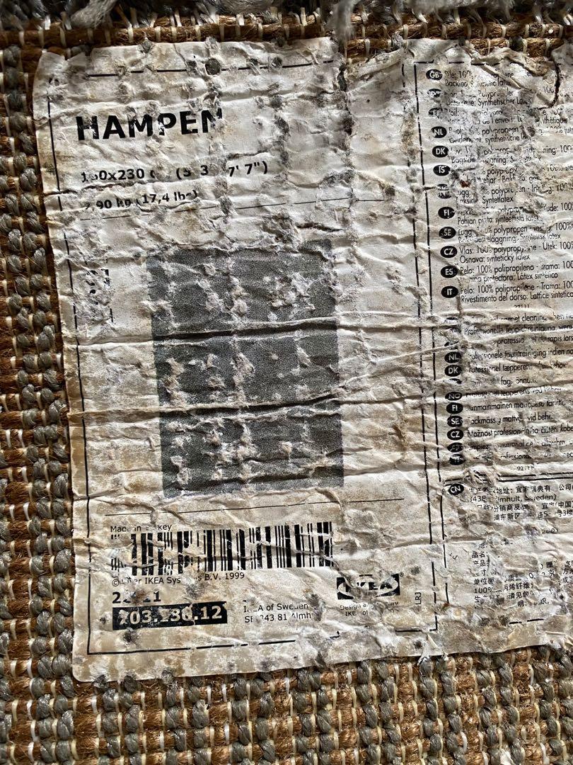 Ikea Hampen Carpet, Furniture & Home Living, Home Decor, Carpets, Mats ...