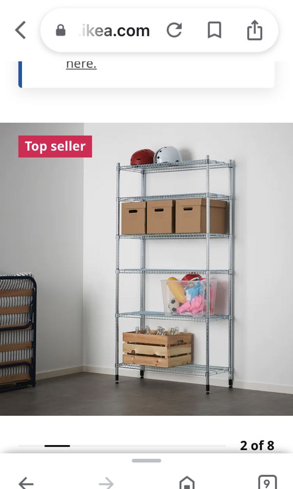 Ikea Omar Rack, Furniture & Home Living, Bathroom & Kitchen Fixtures on ...
