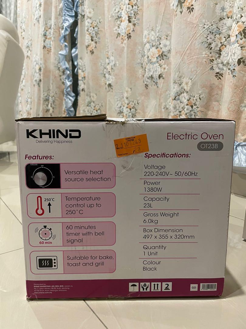 Khind Electric Oven, TV & Home Appliances, Kitchen Appliances, Ovens ...