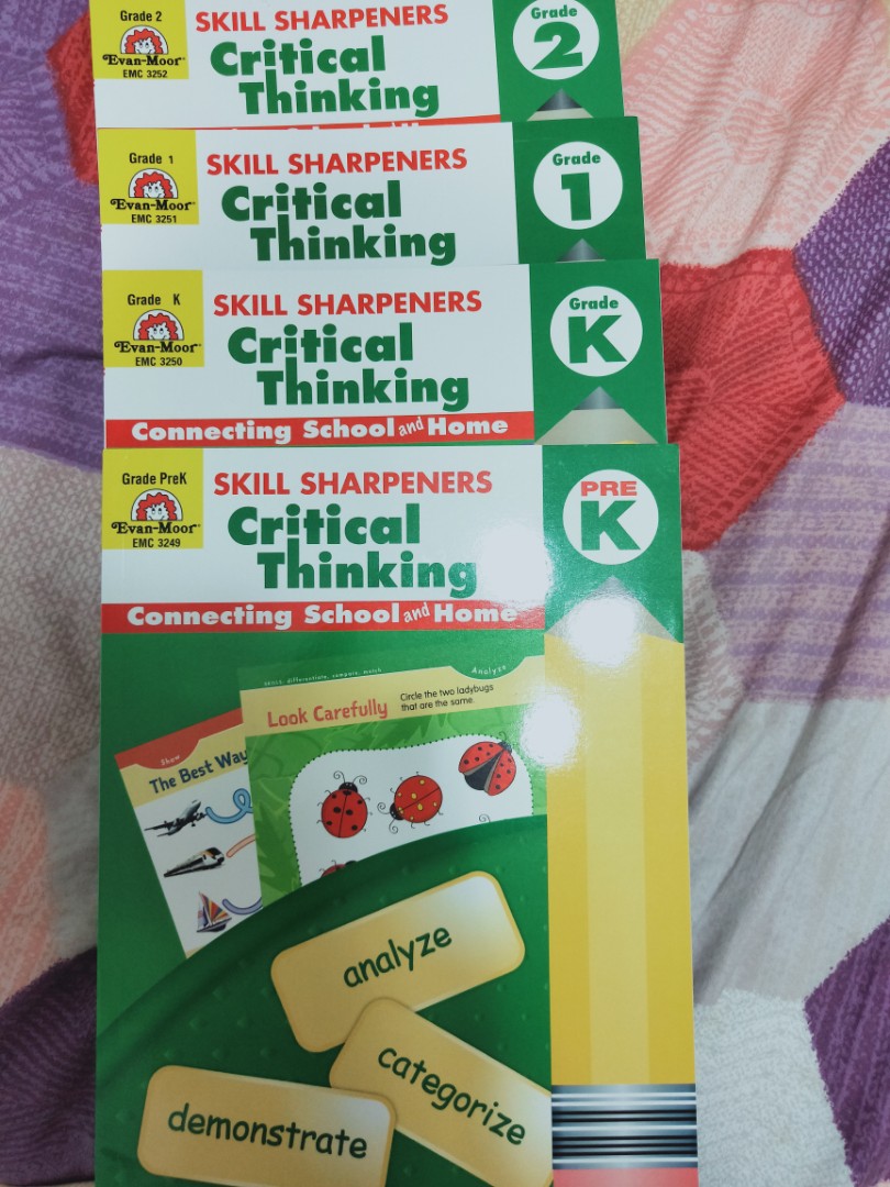 Kindergarten assessment book, critical thinking and composition ...