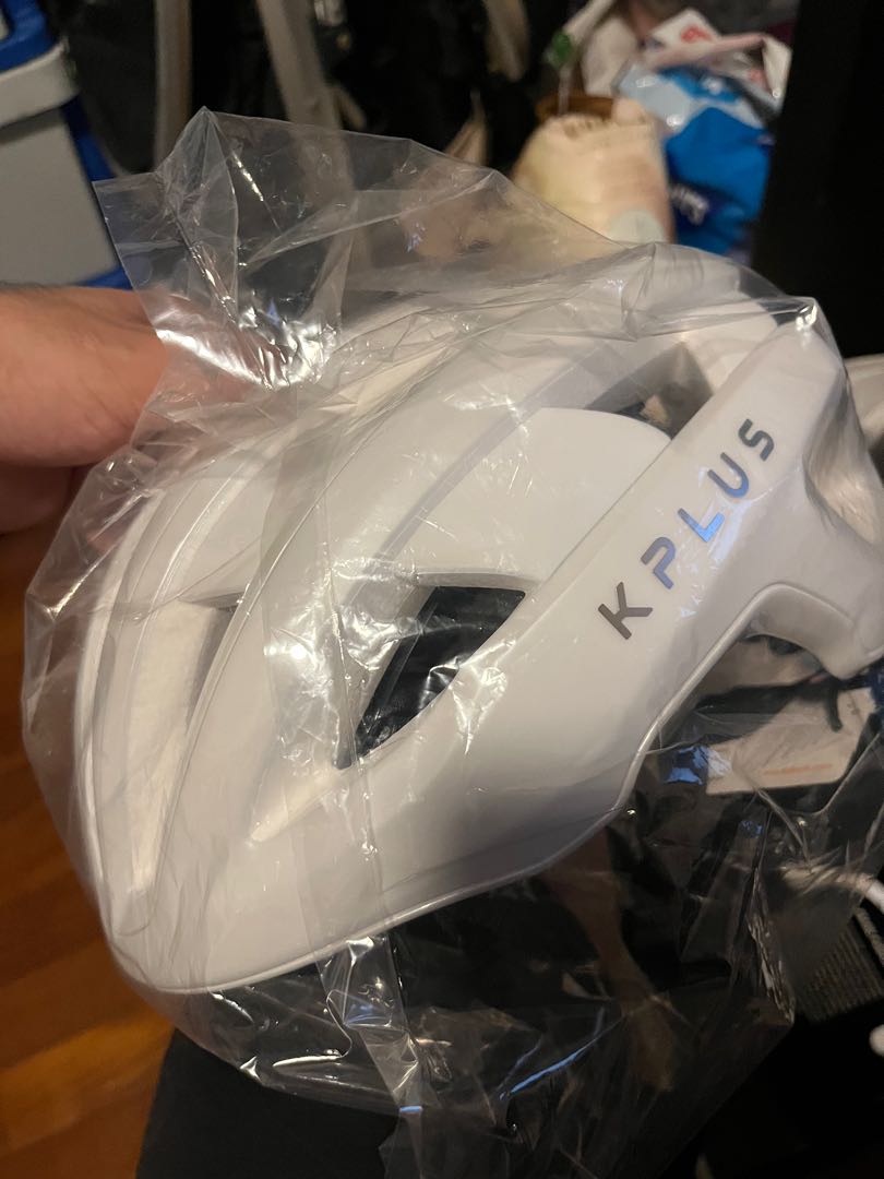 Kplus Nova All White Series Size M, Sports Equipment, Bicycles & Parts, Parts & Accessories on ...