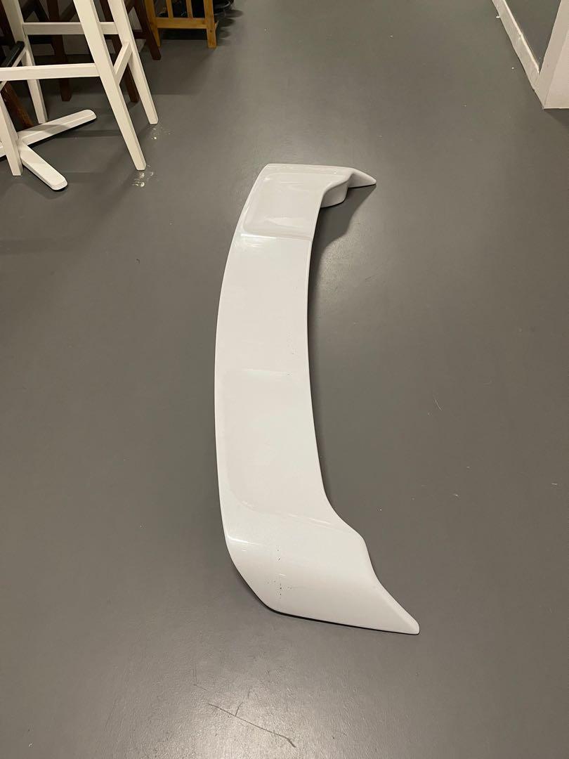 Lancer EX Spoiler (White), Car Accessories, Accessories on Carousell
