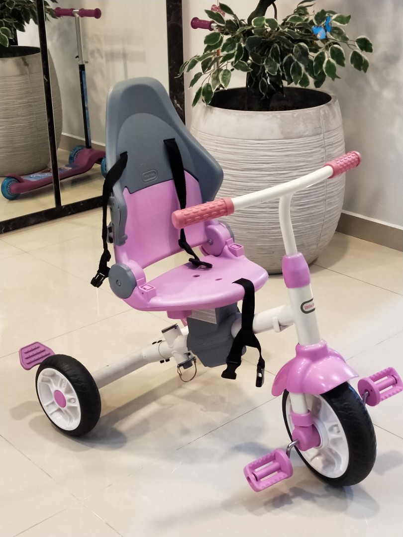 Little Tikes 4 in 1 Pink Tricycle, Babies & Kids, Going Out, Other Babies Going Out Needs on ...