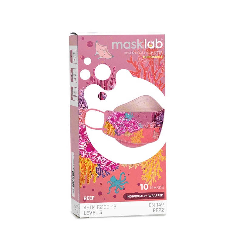 MaskLab KF94 Face Mask (10pcs/box) Made in Hong Kong, Health & Nutrition, Face Masks & Face ...