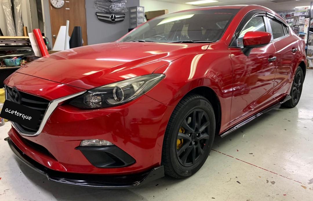 Mazda 3 Full Bodykit Lower Lips, Car Accessories, Accessories on Carousell