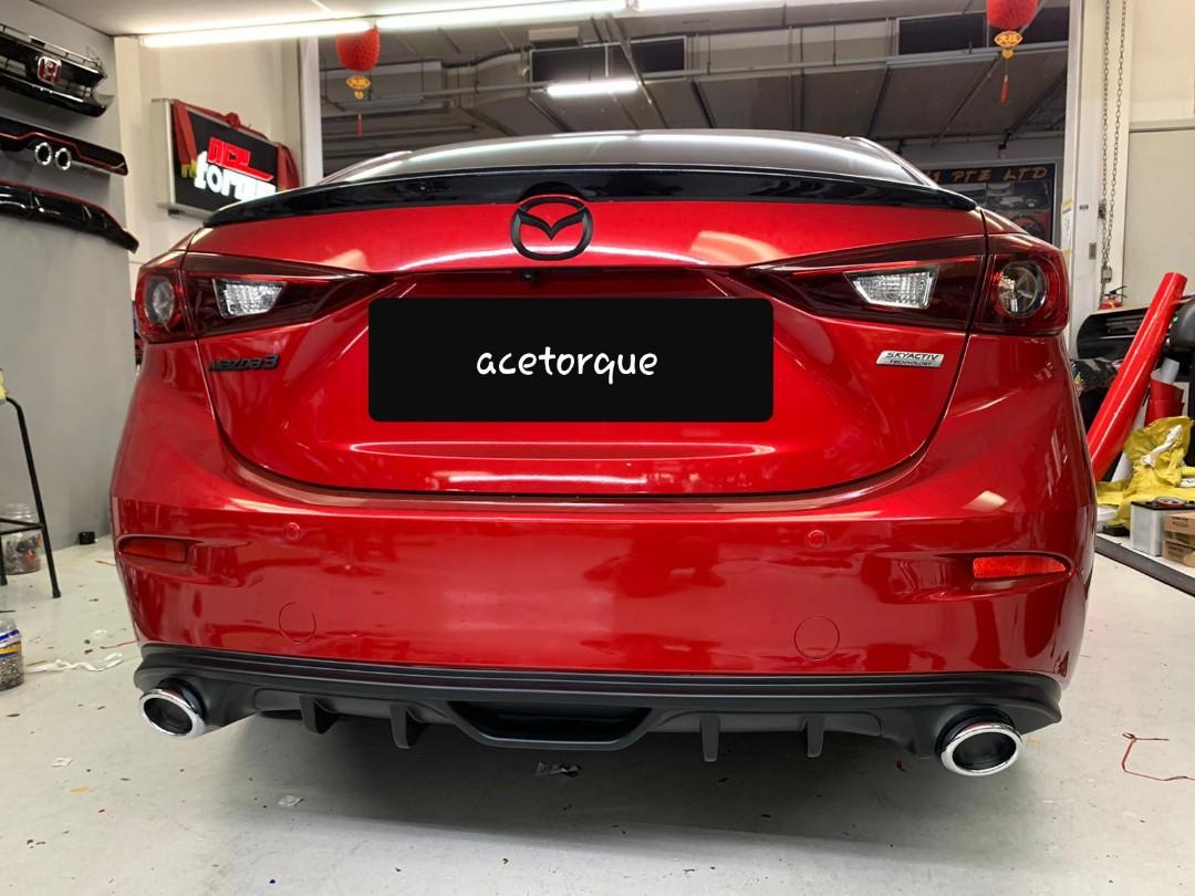 Mazda 3 Full Bodykit Lower Lips, Car Accessories, Accessories on Carousell
