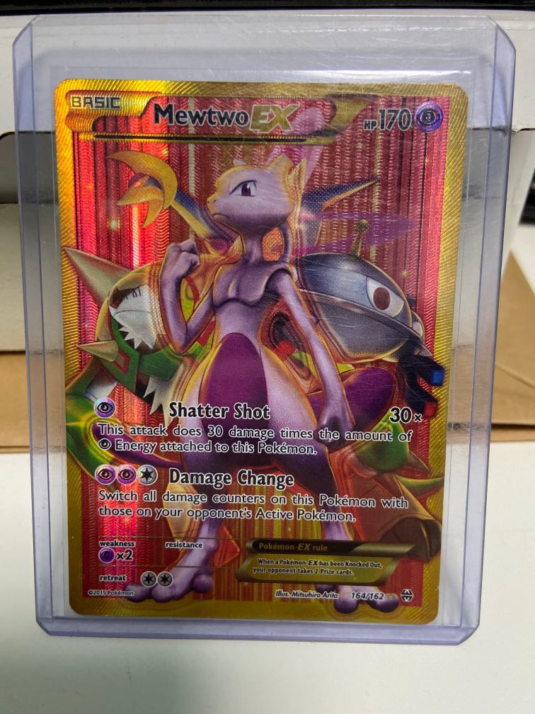Mewtwo EX (Secret Rare, XY Breakthrough), Hobbies & Toys, Toys & Games ...