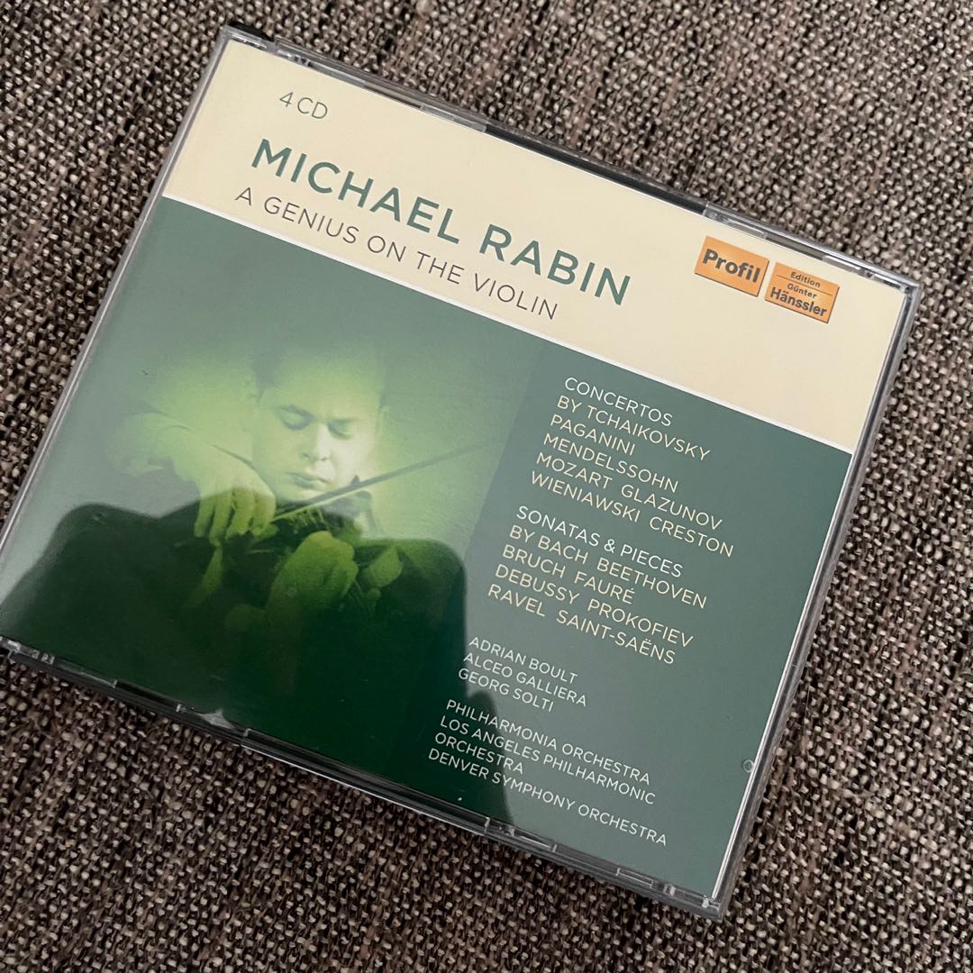 Michael Rabin - A Genius On The Violin Michael Rabin, 4cd box set, 興趣及 ...