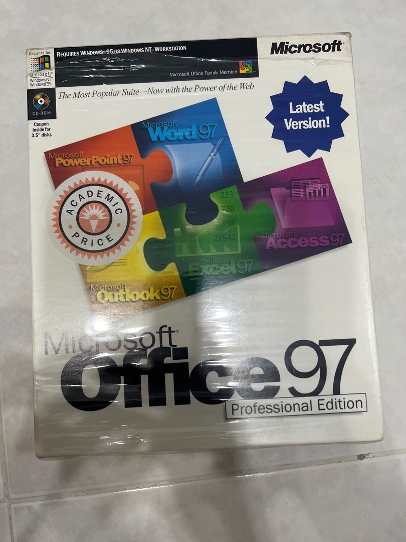 Microsoft Office 97, Computers & Tech, Parts & Accessories, Software on ...