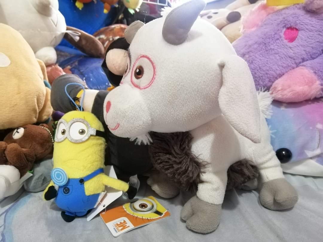 Minion and Goat Plush Toys from Minions the movie, Hobbies & Toys, Toys ...