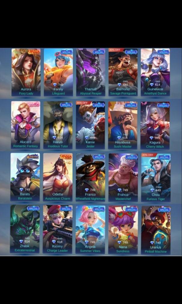 MLBB Account - Star Influencer Streamer Avatar Border/KOF/Legend Skin ...