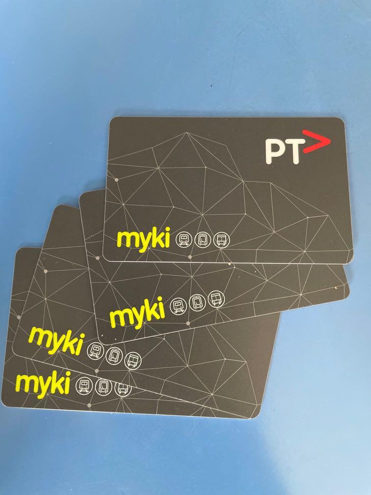 4 x Myki card Melbourne PTV, Tickets & Vouchers, Local Attractions ...