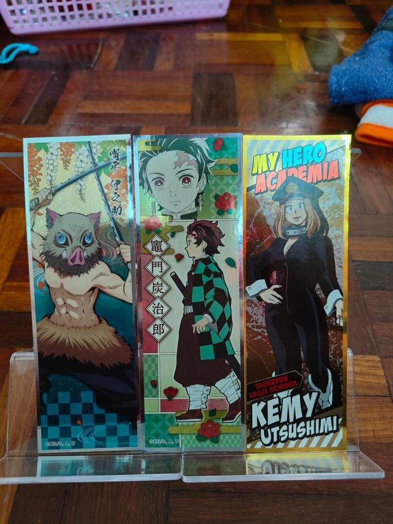 Official Kimetsu No Yaiba Demon Slayer Bookmarks Set of 7, Hobbies ...
