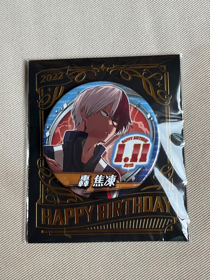 [INSTOCK] todoroki shoto birthday badge 2022 my hero academia mha bnha ...