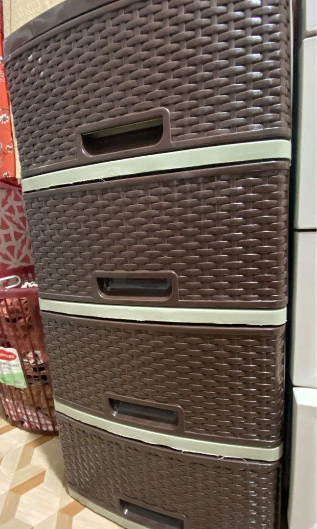 Orocan and Jolly Rattan- style cabinet, Furniture & Home Living ...