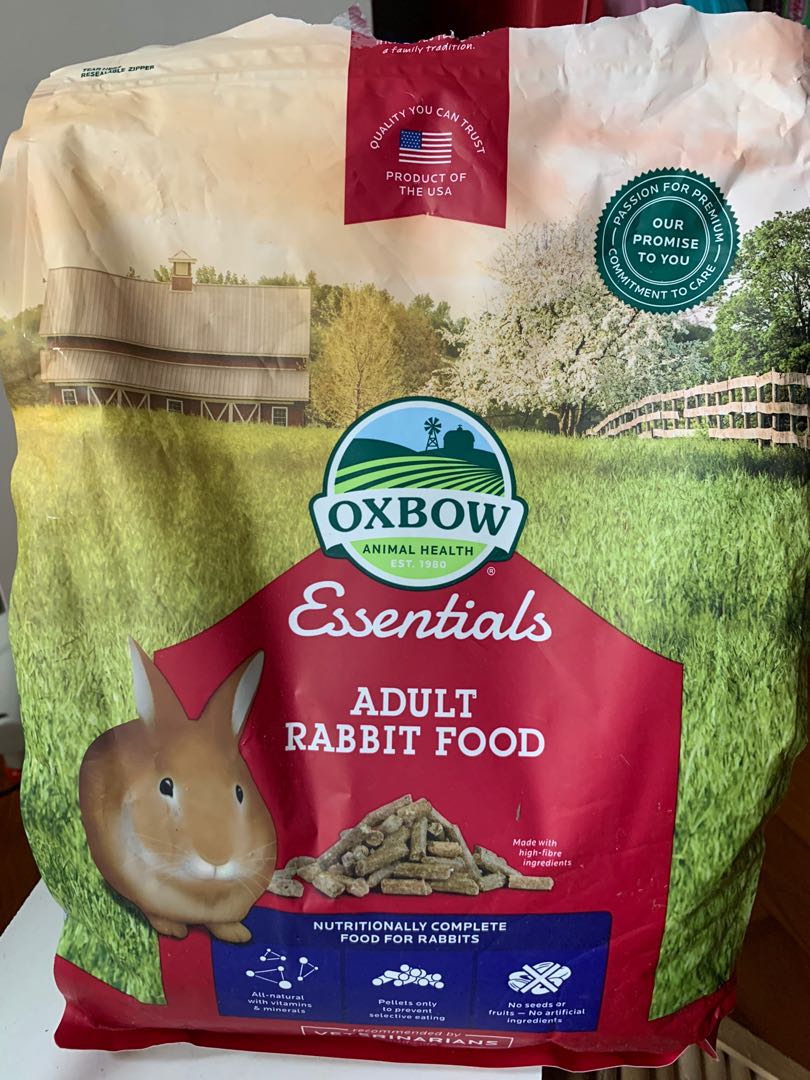 Oxbow Adult Rabbit Pellets (10lbs), Pet Supplies, Pet Food on Carousell