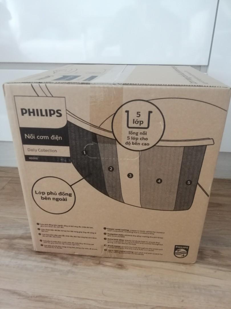 Philips rice cooker HD3115, TV & Home Appliances, Kitchen Appliances ...
