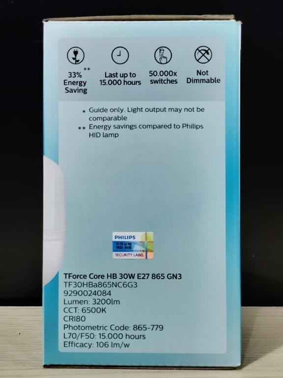 Philips TrueForce Core 30W LED, Furniture & Home Living, Lighting ...