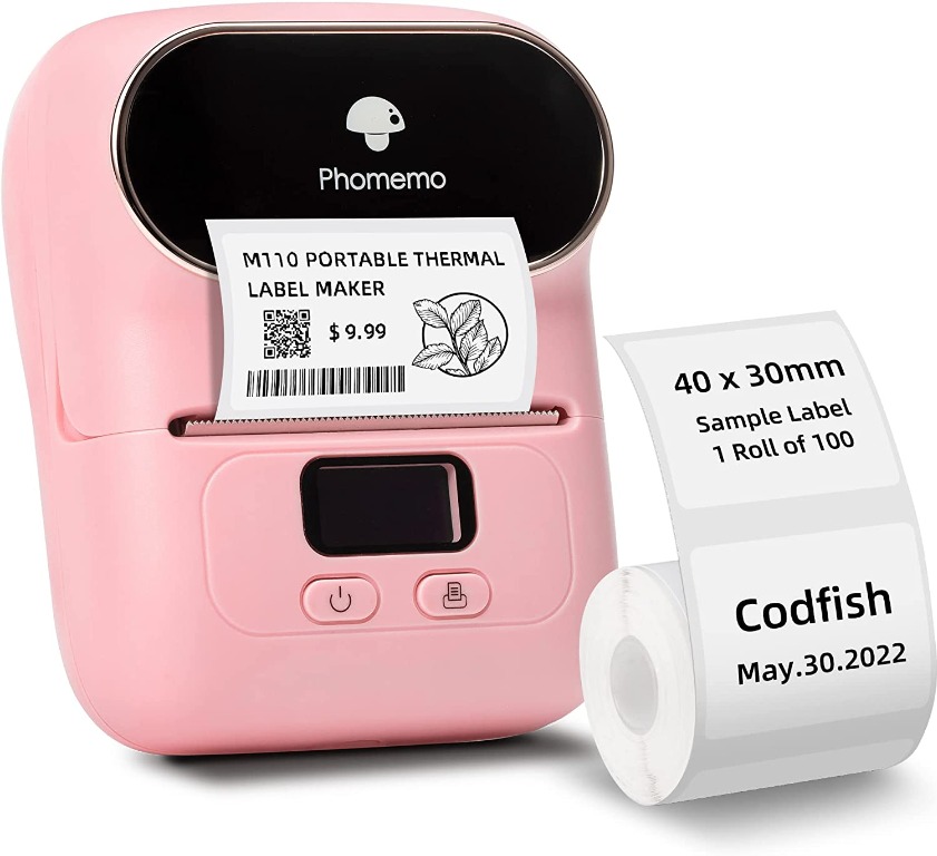 Phomemo M110 Bluetooth Label Maker, Computers & Tech, Printers ...